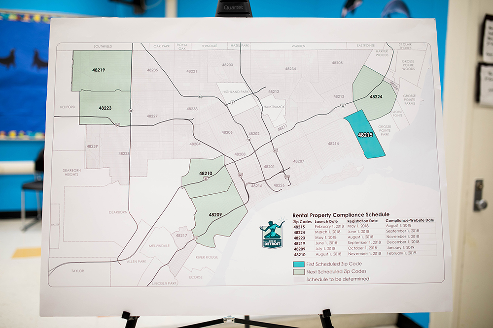 Detroit Zip Code Map Printable